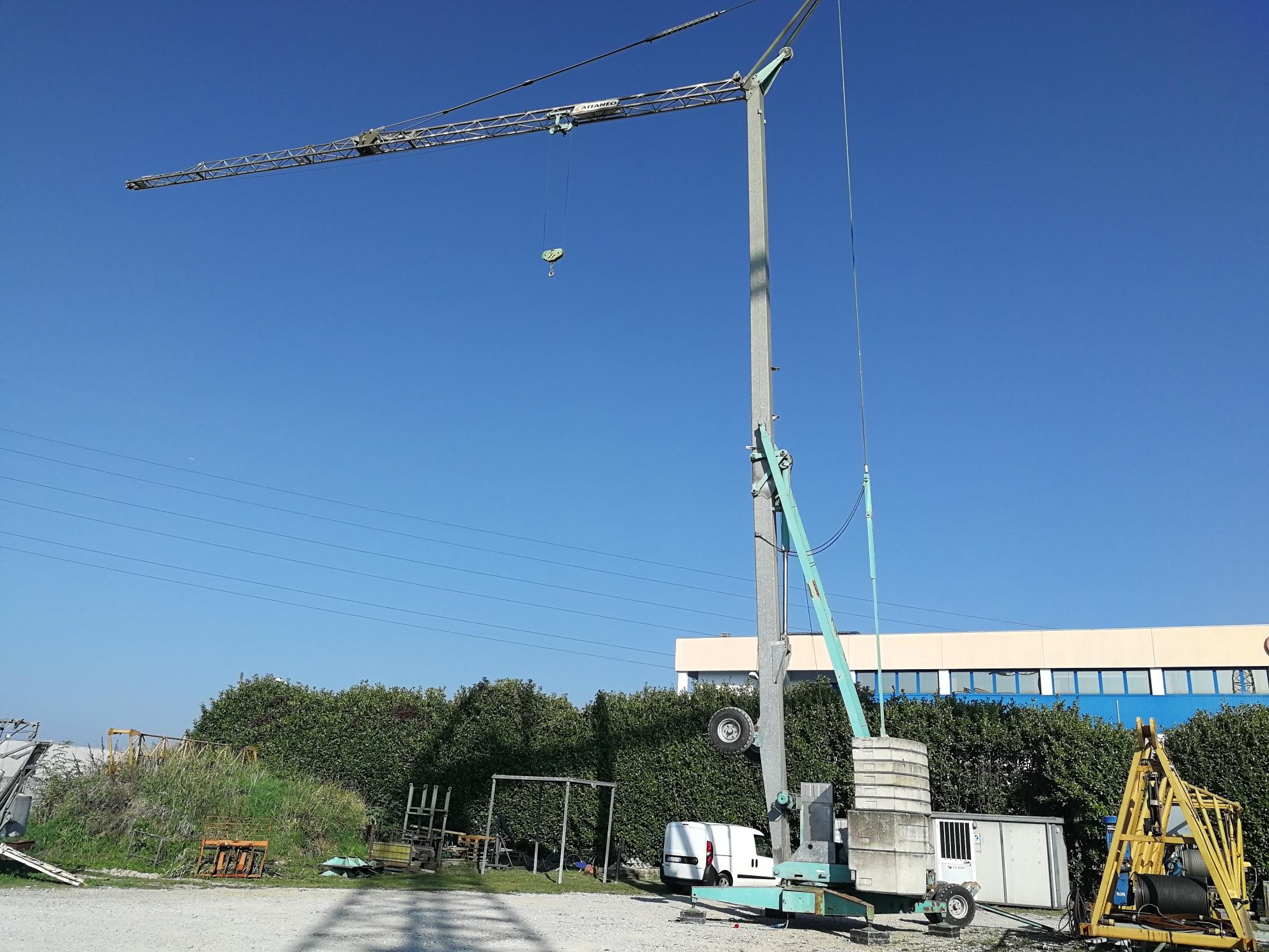 Gru Cattaneo CM 73 - Carico e specificihe (1998 - 2005) | LECTURA Specs