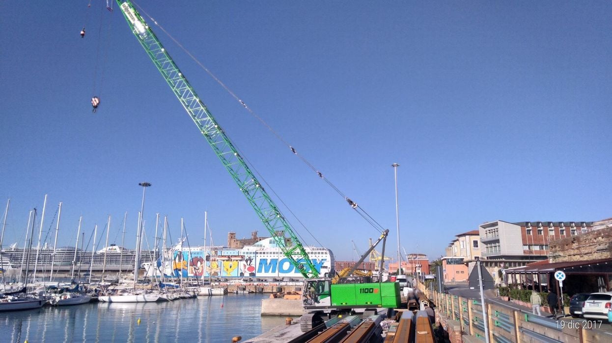 Gru Sennebogen 1100E - Carico e specificihe (2020 - 2023) | LECTURA Specs