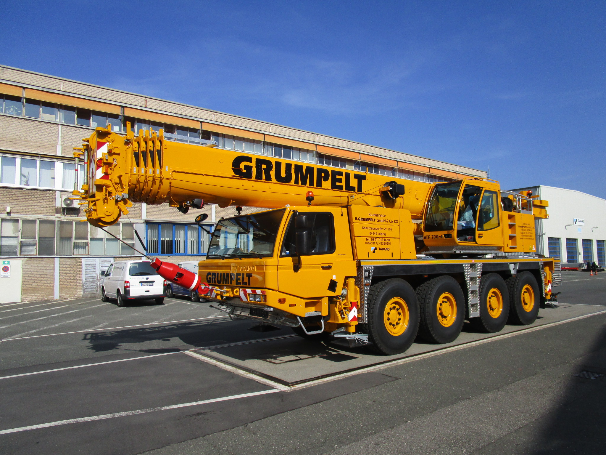 Gru Tadano ATF70G-4 - Carico e specificihe (2014 - 2018) | LECTURA Specs