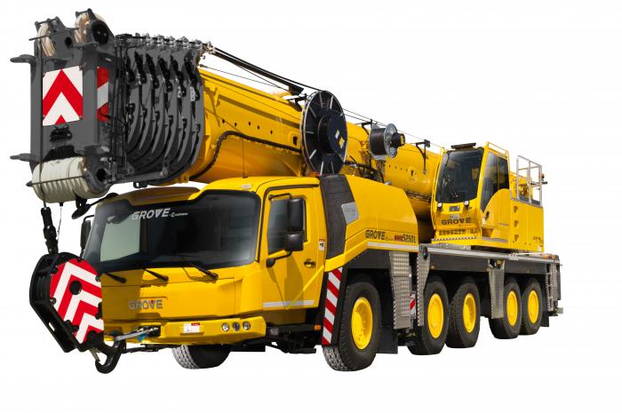 Gru Grove GMK5250L - Carico e specificihe (2015 - 2020) | LECTURA Specs