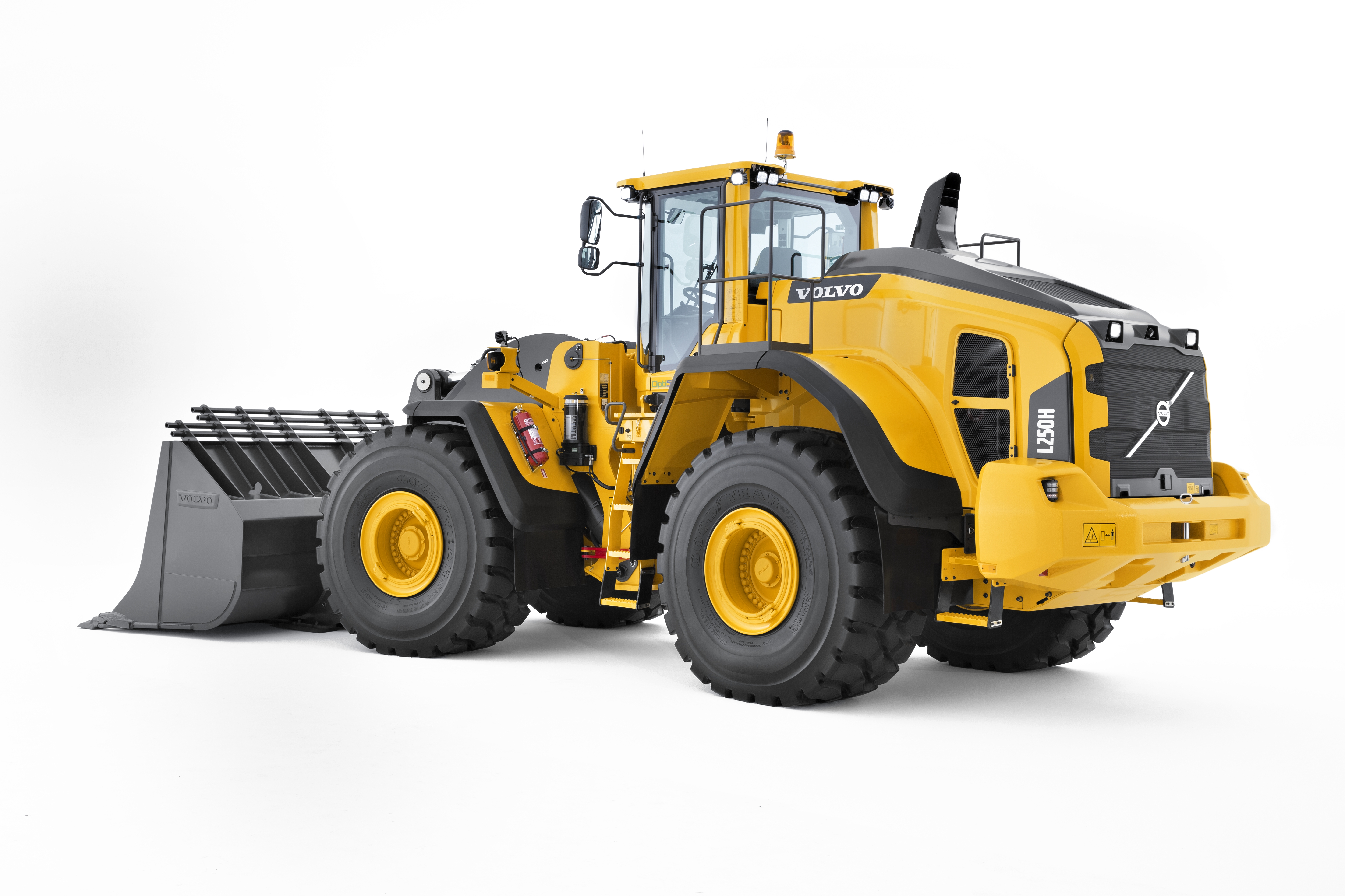 Pale gommate Volvo L250H | Specifiche (2014 - 2018) | LECTURA Specs