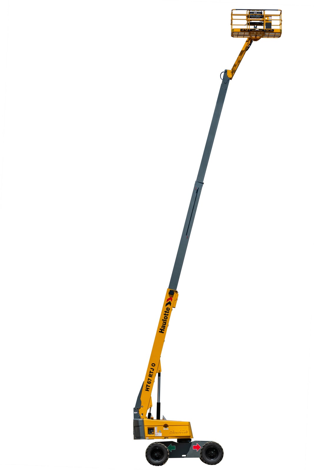 Haulotte HT67 RTJ O Schede tecniche (2019 - 2025) | Piattaforme aeree telescopiche gommate ...